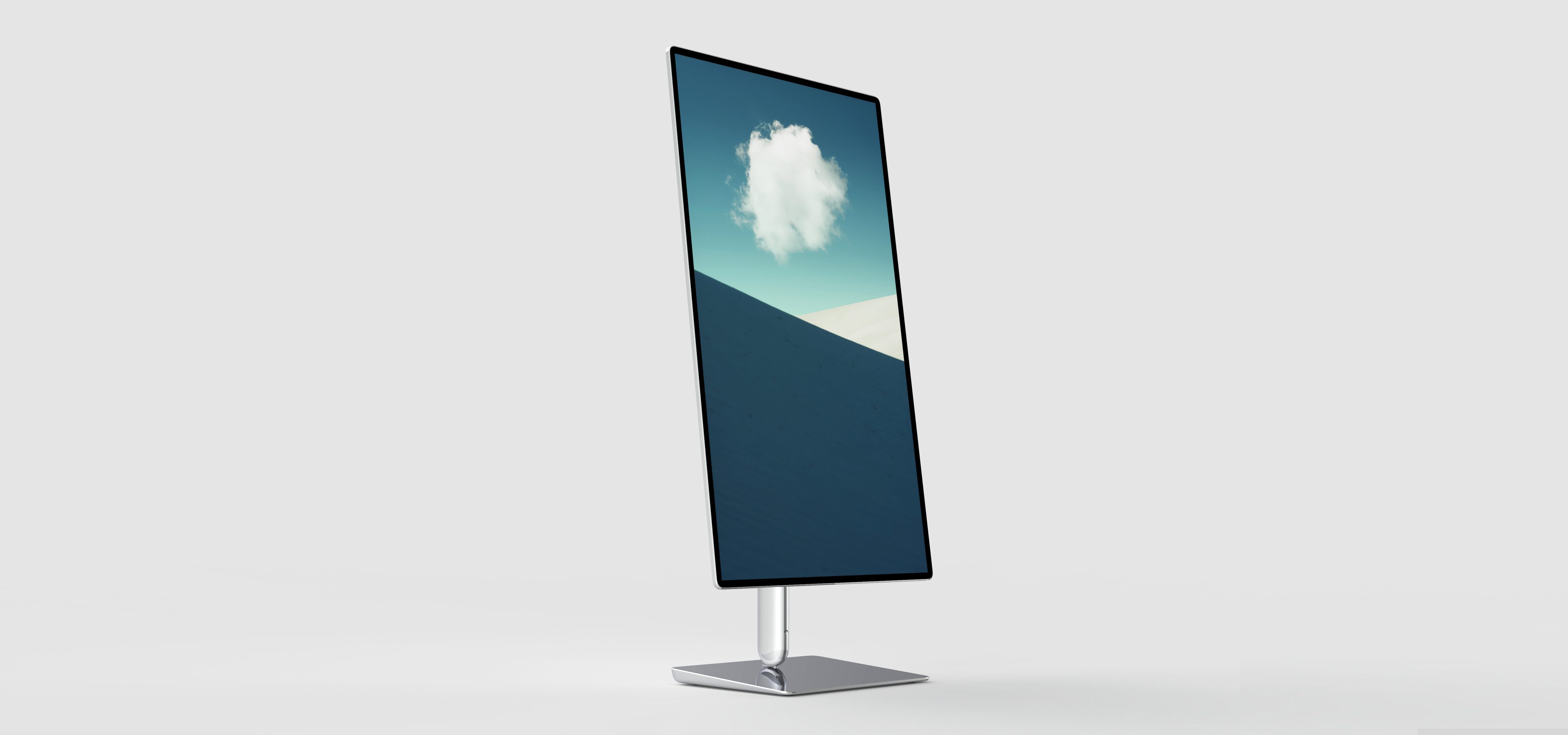 Design concept - 'Balance' computer display for workplace 2.0. - Rodd